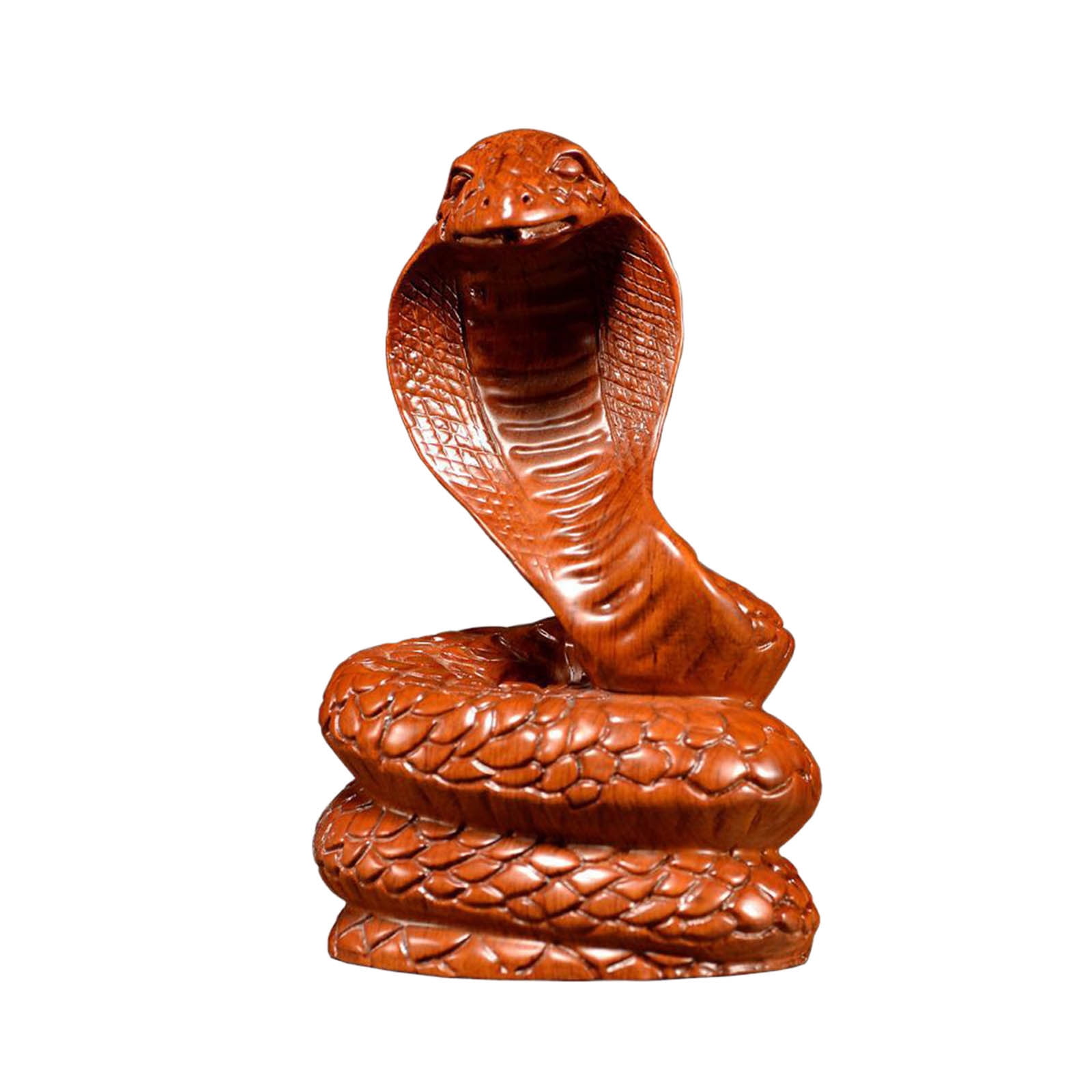 dfutuy Snake Statue Small Wooden Chinese Feng Shui Snake Figurines 2025 ...