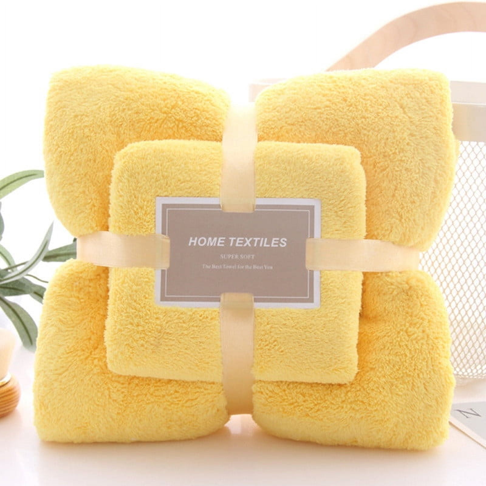 dfutuy Soft Premium 2 Piece Towel Set, 1 Bath Towel 1 Washcloth ...