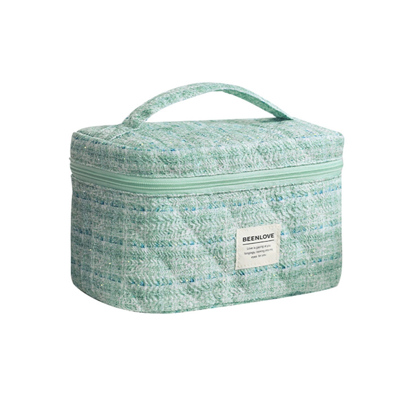 dfutuy Travel Portable Velvet Corduroy Makeup Toiletry Bag Set Large ...