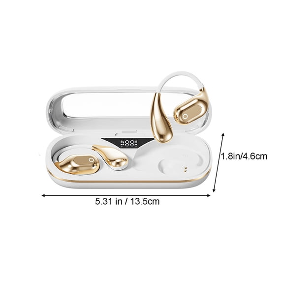 dfutuy Wireless Bluetooth Headset 5.4 No in Ear Hanging Style Earphone ...