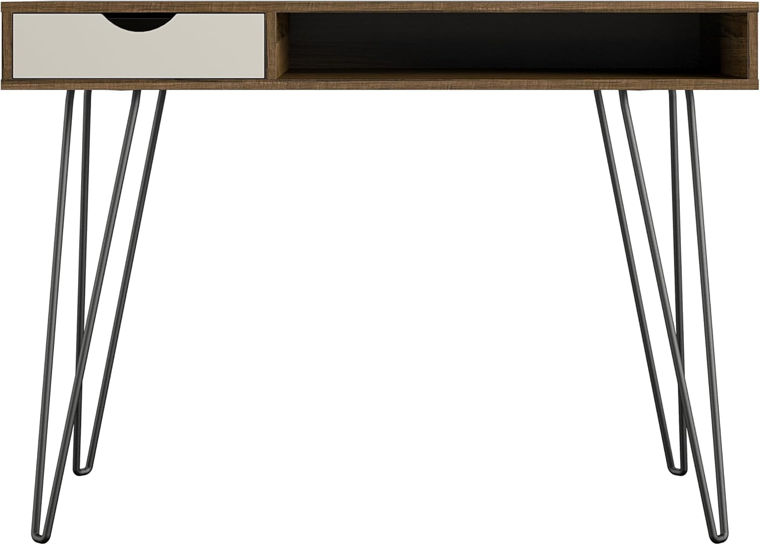 dgydbguuh Concord Computer Desk with Storage Brown Oak - Walmart.com