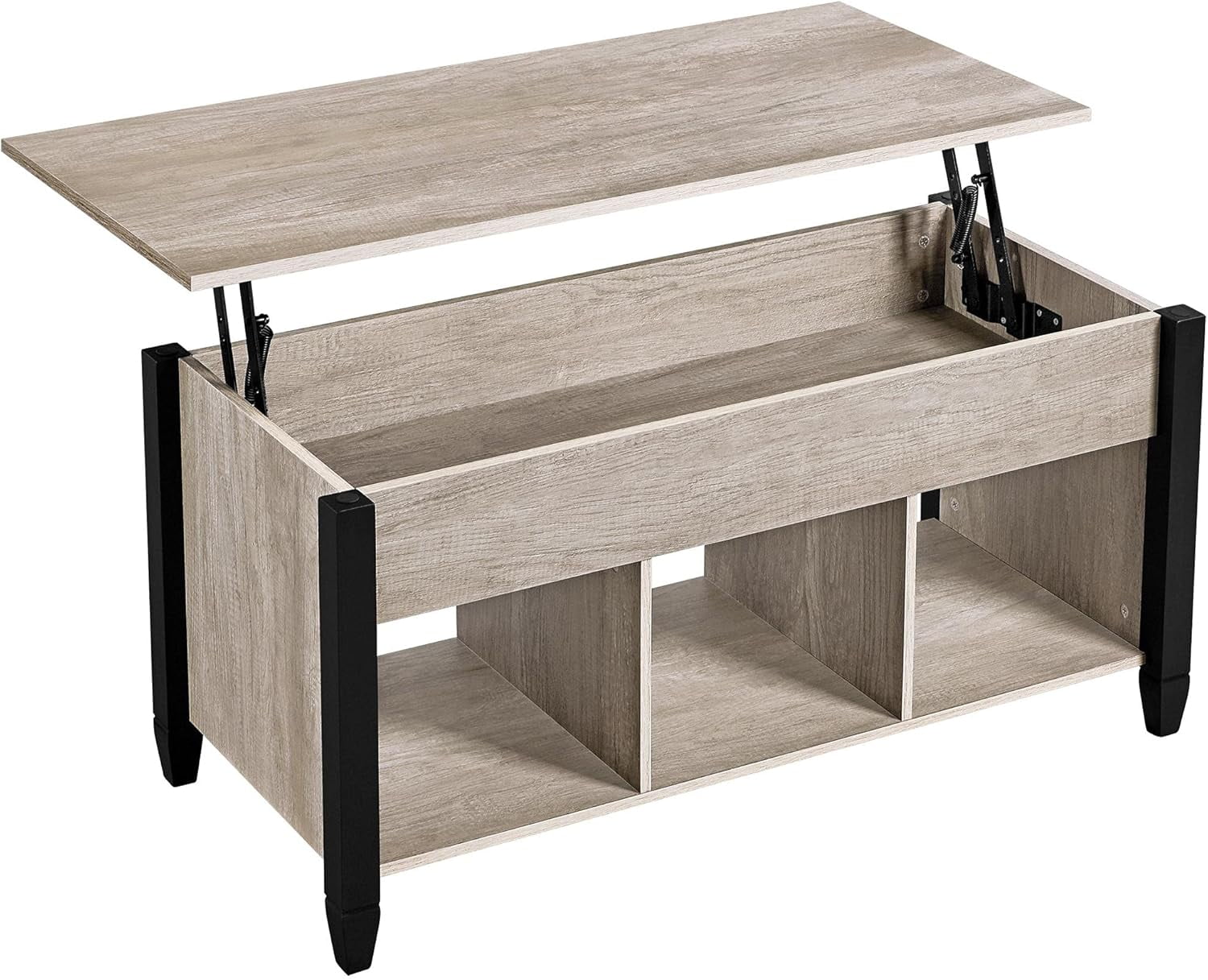 dgydbguuh Wood Lift Top Coffee Table Fully Coated with Water-Resistant ...