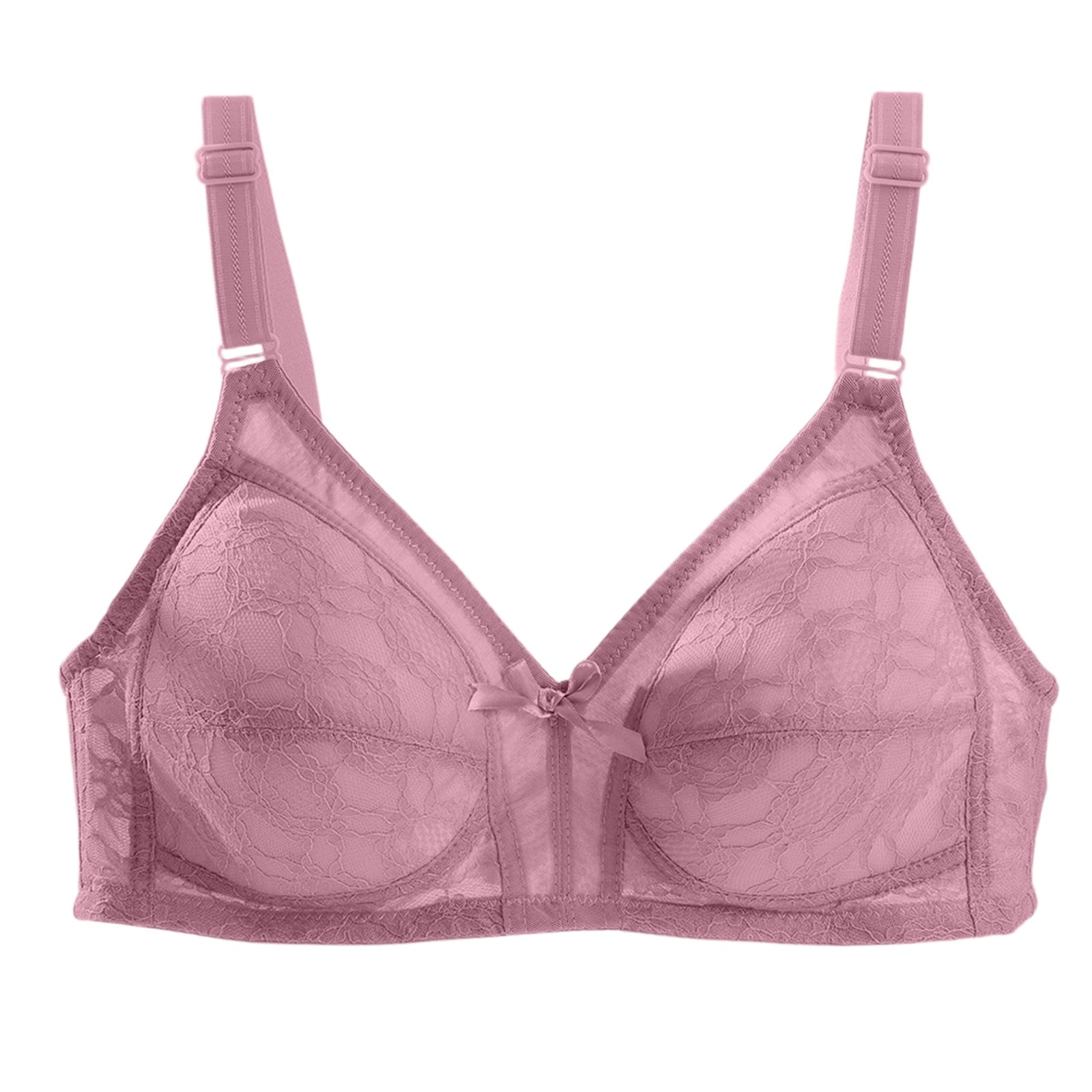 dgysar Elegant Plus Size Bra, All-Over Lace with Plunge Neckline ...