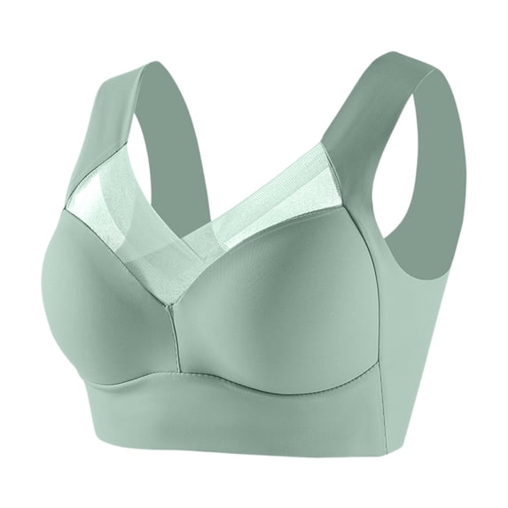 dgysar Full Bust No Underwire Bra, Seamless Design with Side Support ...
