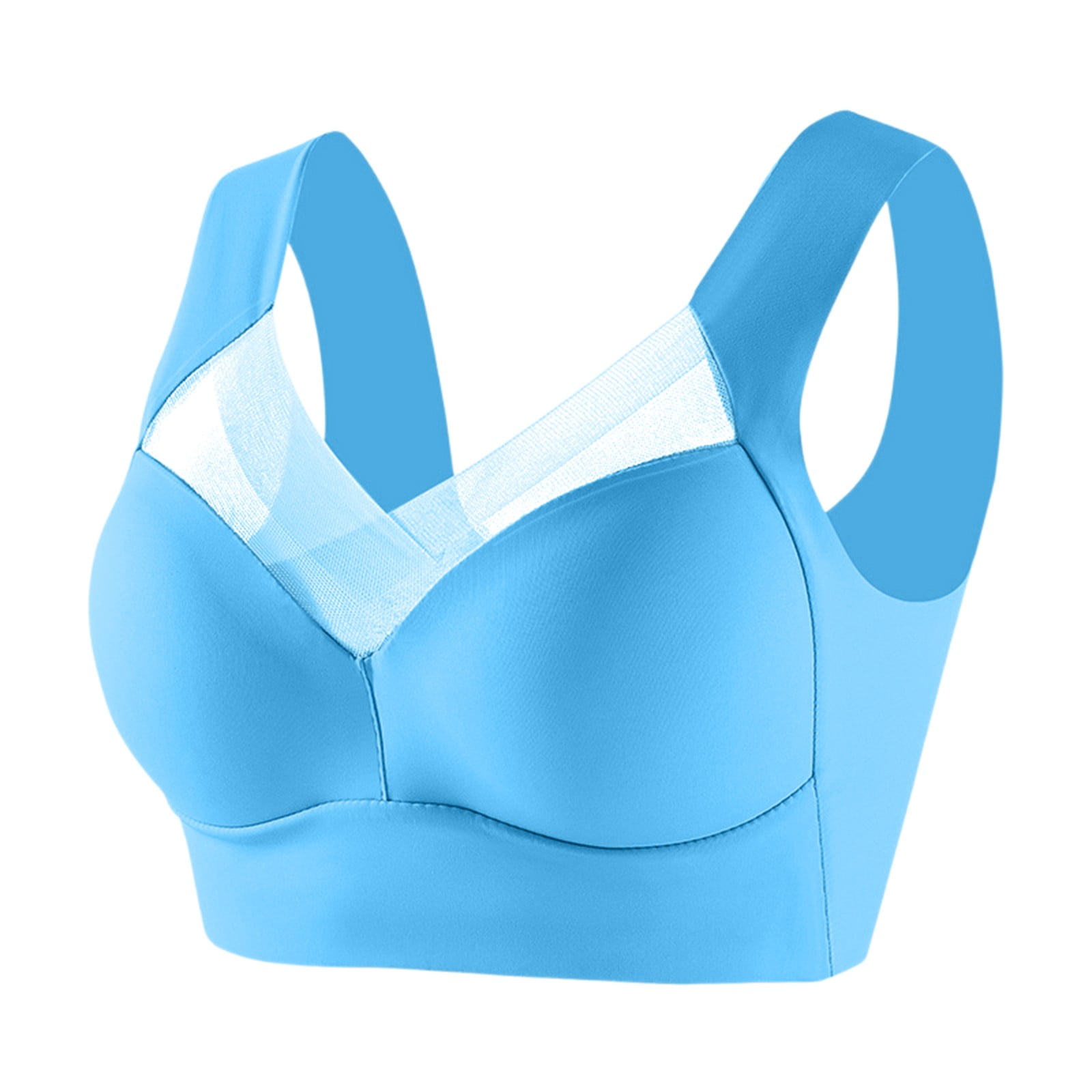 dgysar Full Bust No Underwire Bra, Seamless Design with Side Support ...
