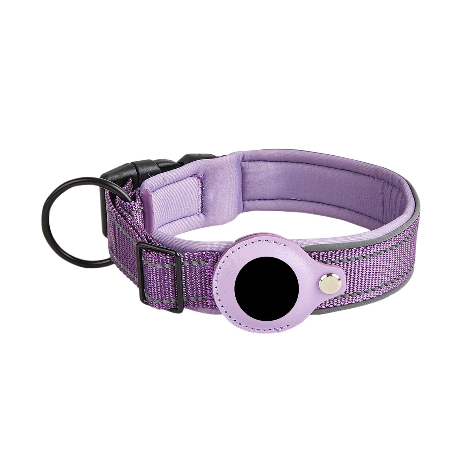 dgysar GPS Dog Collar Reflective Tracker Holder for Apple AirTag ...