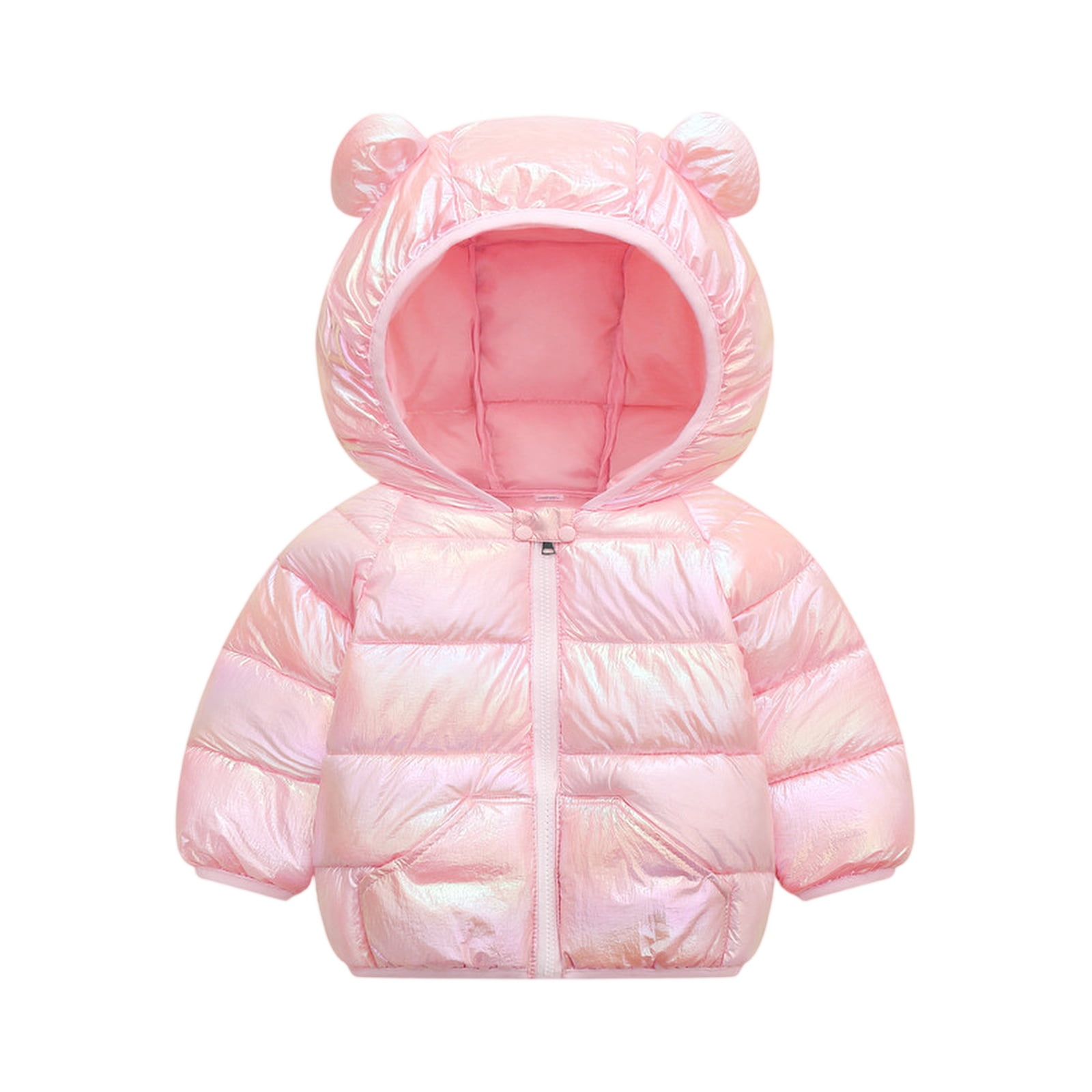 dgysar Girls Colorful Puffer Jacket, Short Iridescent or Multi-Color ...