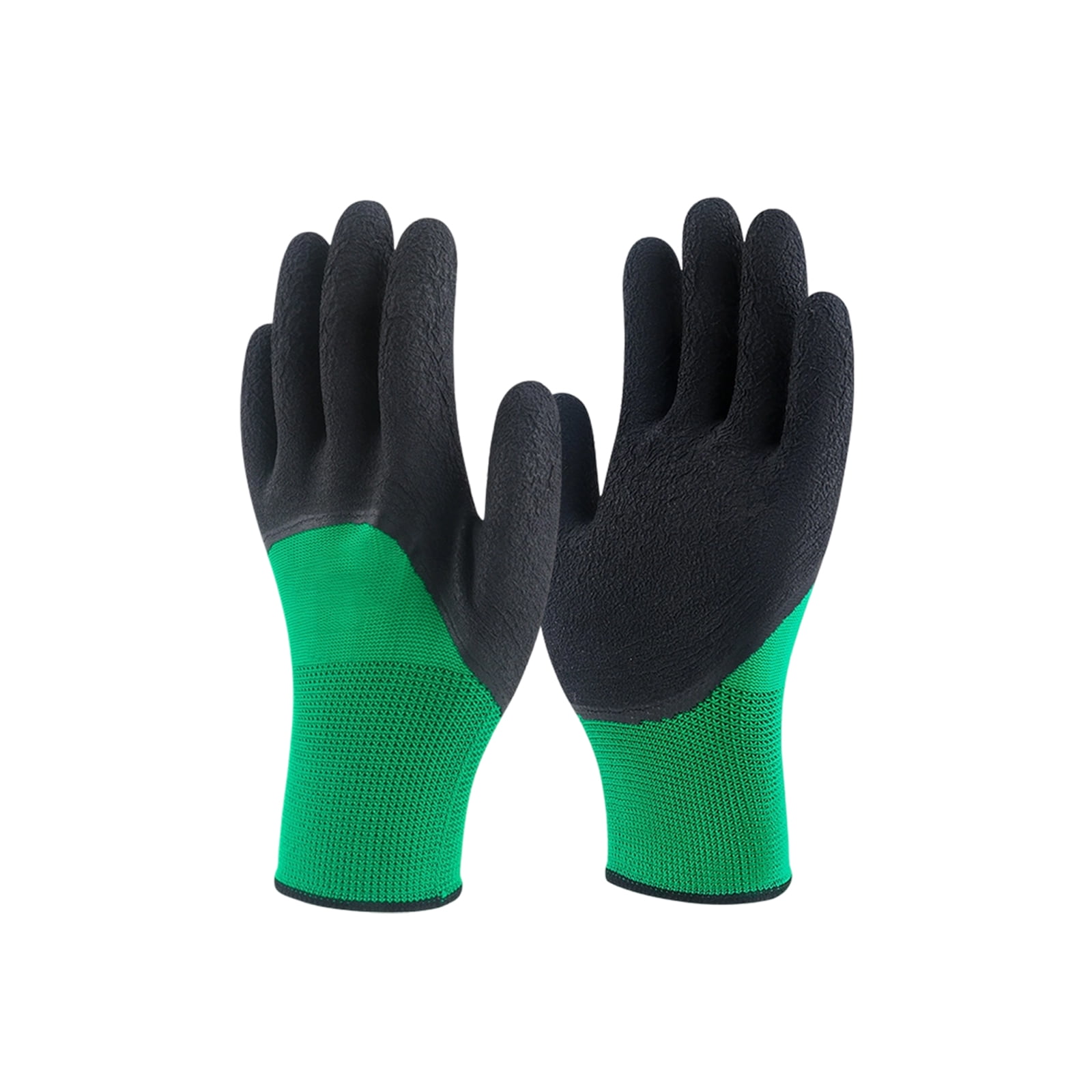 dgysar Heavy Duty Work Gloves, Rubber Coated Palm for Grip, Breathable ...
