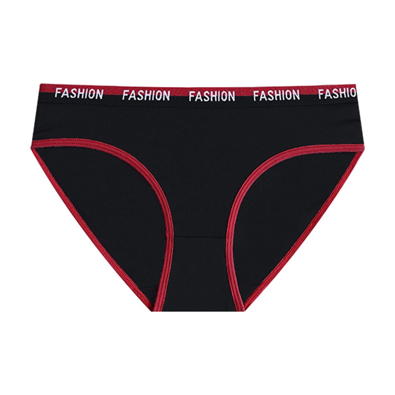 dgysar Sport Style Hipster Panties, Contrast Color Letter Waistband ...