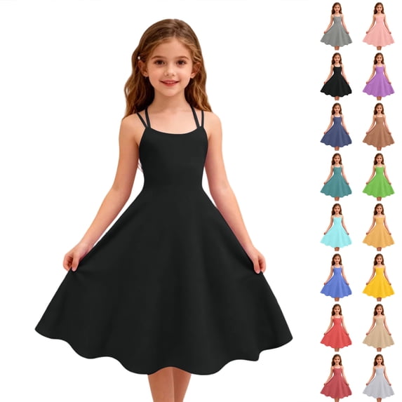 dgysar Strapless Dress, Girls Off-Shoulder Mini Dress, Solid Color Punk ...