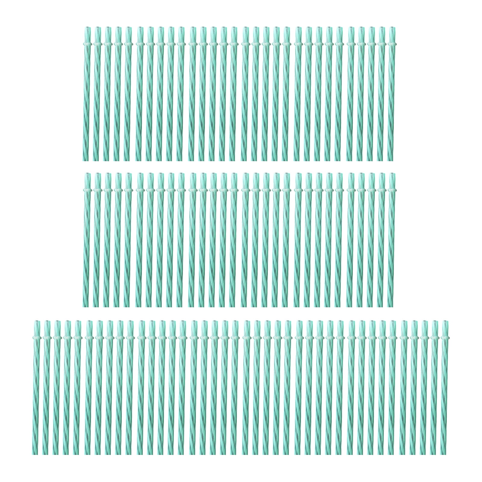 dgysar Straws 100 Count Food Grade PP Plastic Drinking Tubes 9 Inch ...