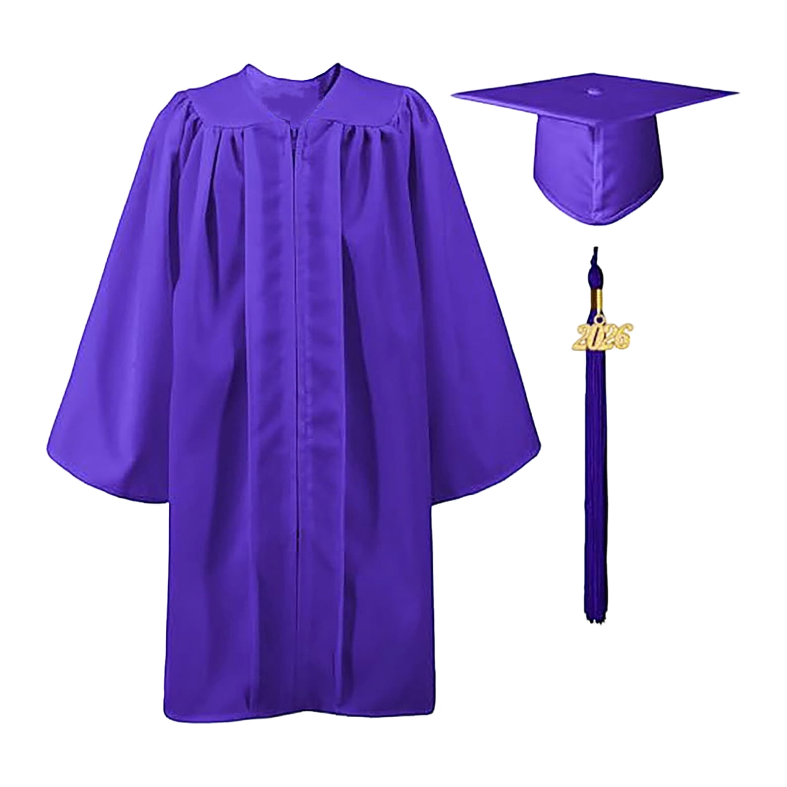 dgysar Student Graduation Gown Set Sizes 21-36 Youth Ceremony Regalia ...