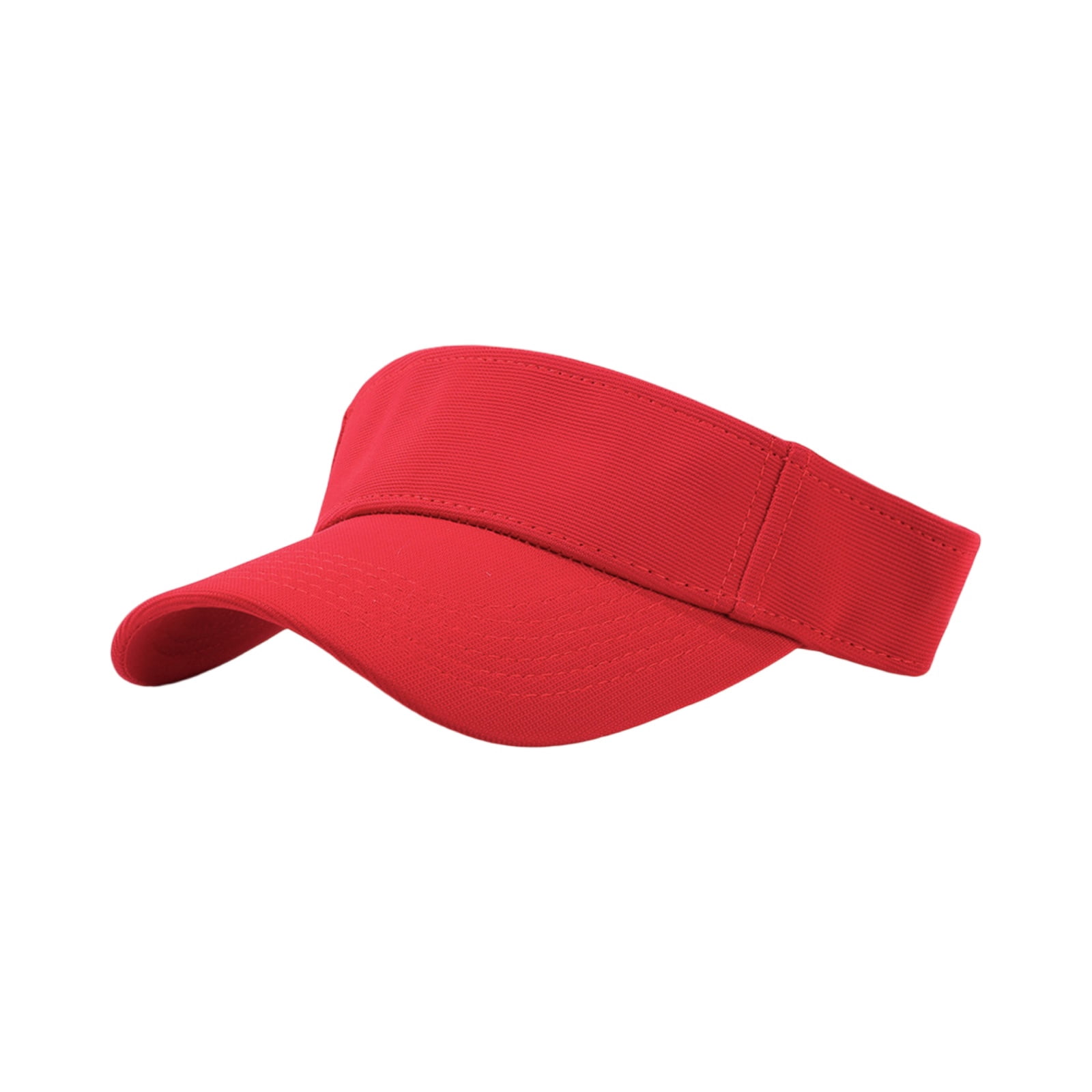 dgysar Unisex Solid Color Visor Hat, Open Tops Sun Cap for Running ...