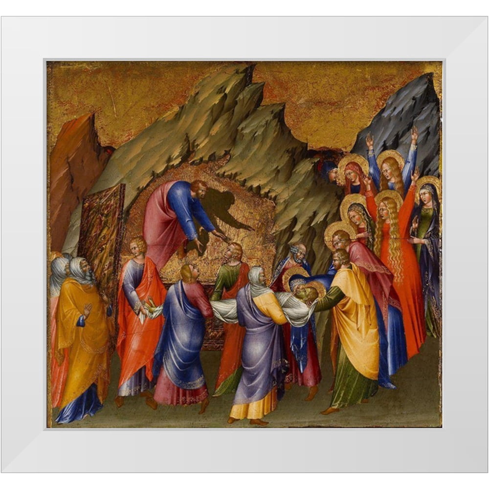 di Paolo, Giovanni 16x15 White Modern Wood Framed Museum Art Print ...