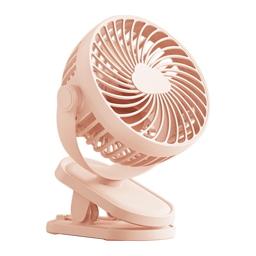 diamond Mini Adjustable Clip-on Fan 3 Speeds Adjustable USB Desk Fan ...