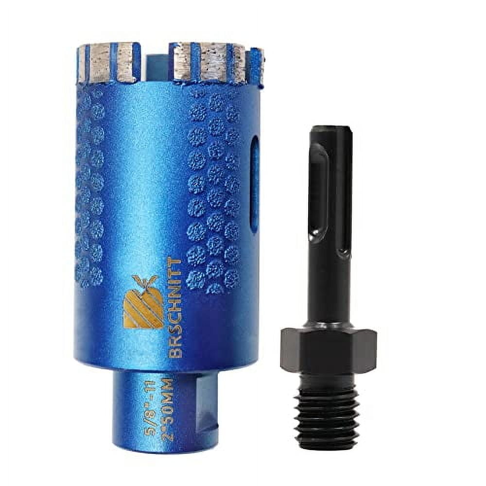 diamond core drill bit, 2 inch laser welded diamond hole saw with 5/8 ...