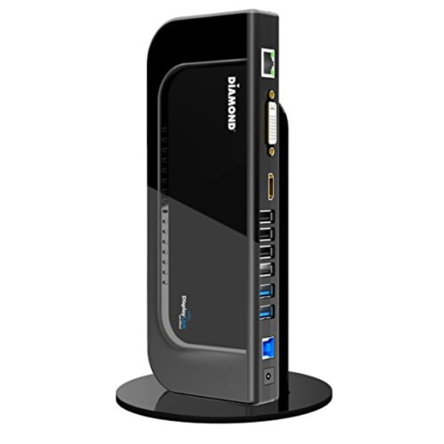 diamond multimedia ultra dock dual video usb 3.0/2.0 universal docking ...