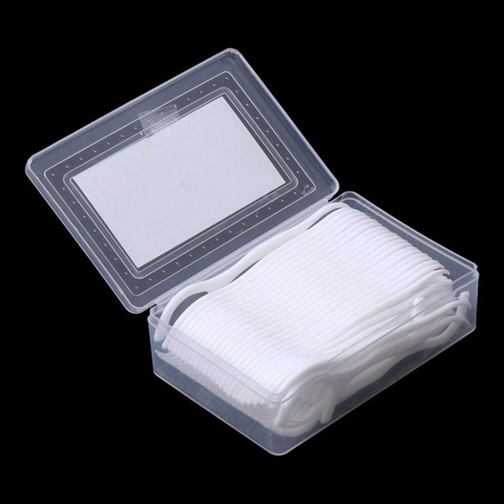 dianhelloya 1/5 Box 50Pcs Dental Cleaning Floss Picks Oral Care Teeth ...