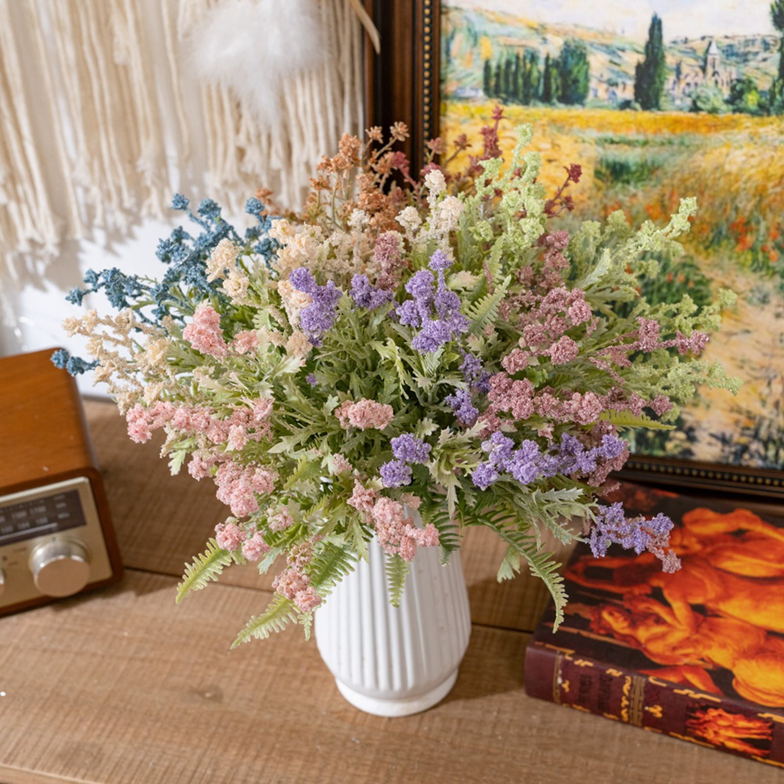 dianhelloya Artificial Flower Realistic Low-Maintenance Ornamental Ins ...