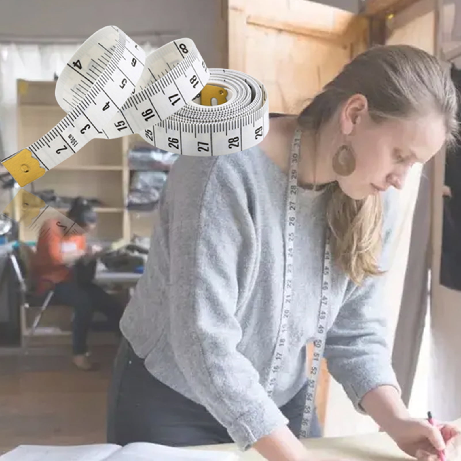 dianhelloya Body Measuring Ruler High Precision Wear Resistant Carry ...