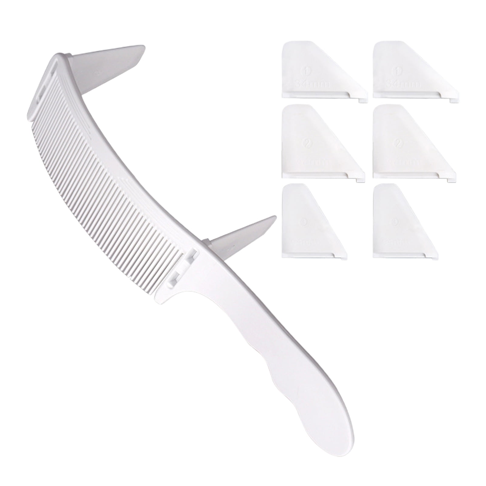 dianhelloya Curved Barber Comb Set with Brackets Professional ...