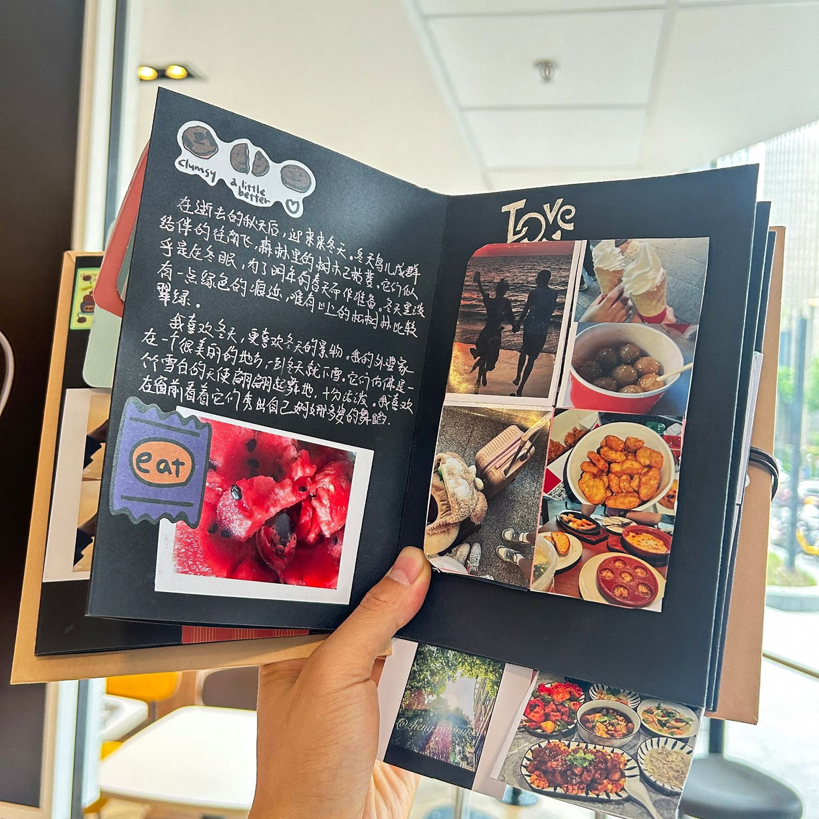 dianhelloya DIY Photo Album Scrapbook Premium Kraft Paper Memory Book ...