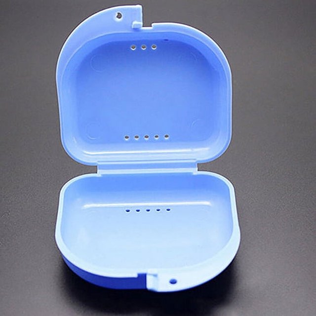 dianhelloya Dental Orthodontic False Tooth Retainer Denture Storage ...