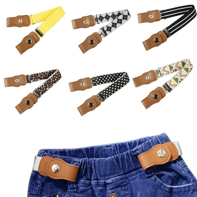 dianhelloya Kids Belts for Boys Children Kids Boy Girl Buckle Free ...