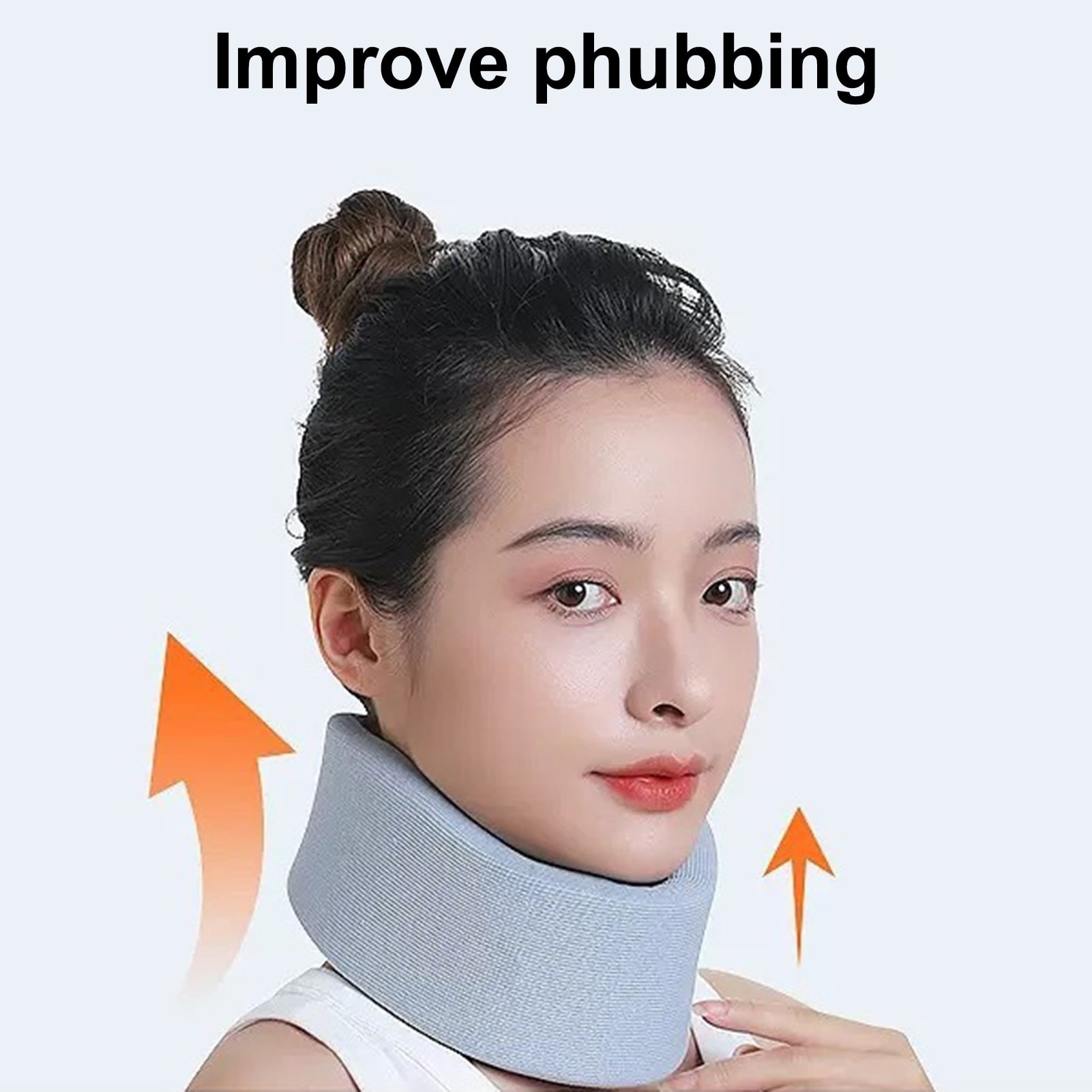 dianhelloya Neck Brace Neck Pain Spine Pressure Relief Soft Foam ...