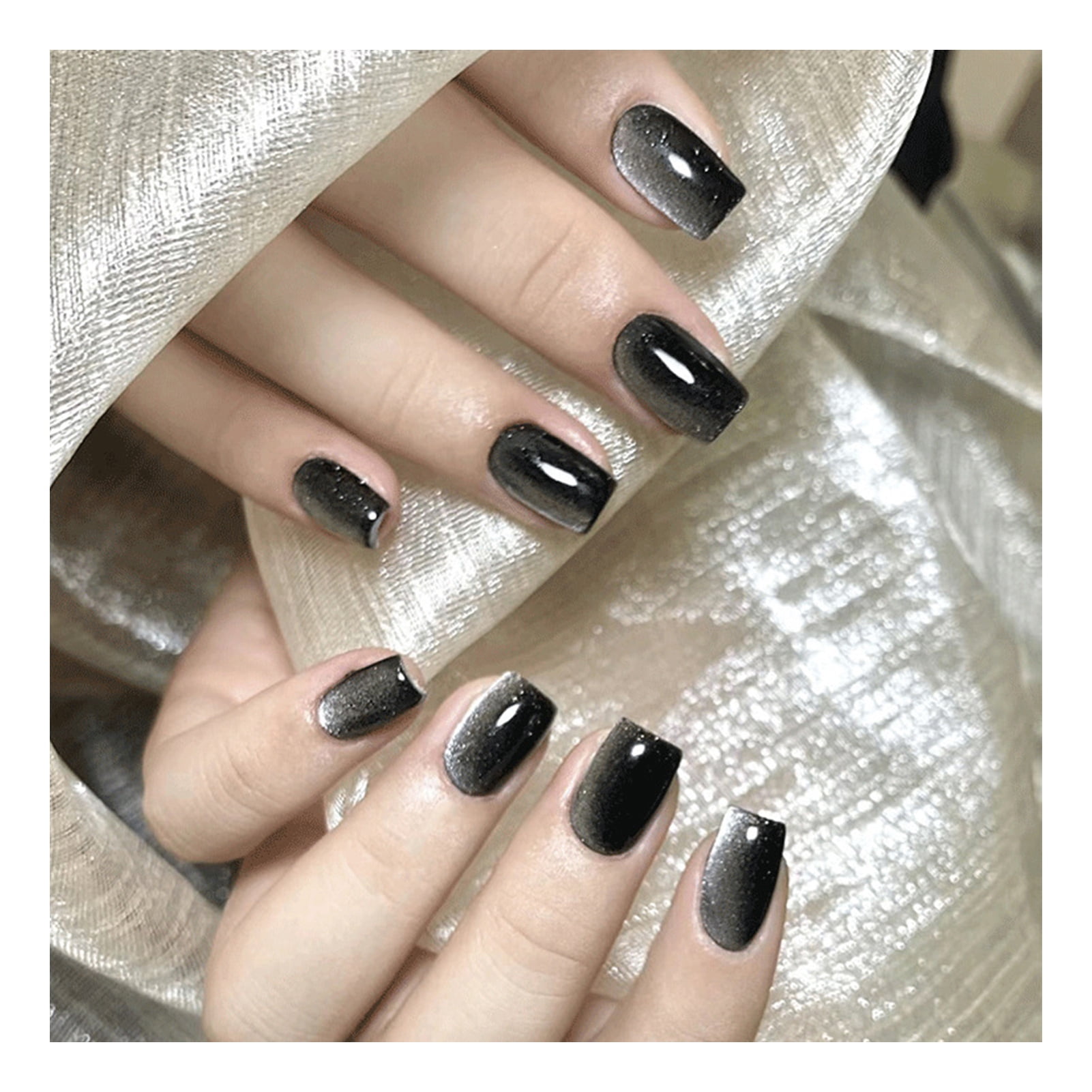 dianhelloya Press-on Nails Chinese Style Bamboo Fake Nail 30pcs Press ...