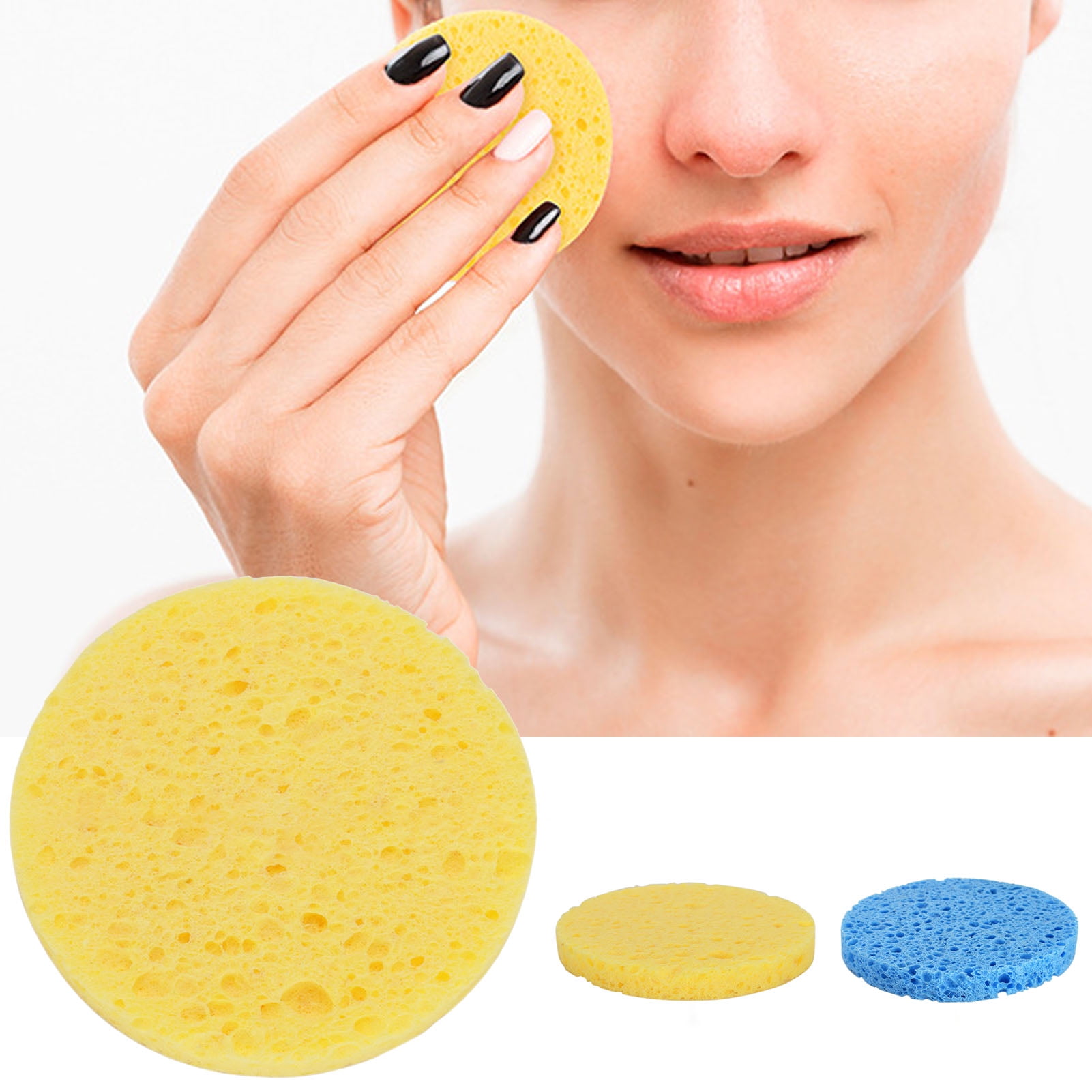 dianhelloya Wood Pulp Cotton Soft Easy Cleaning Dense Hole Wood Pulp ...