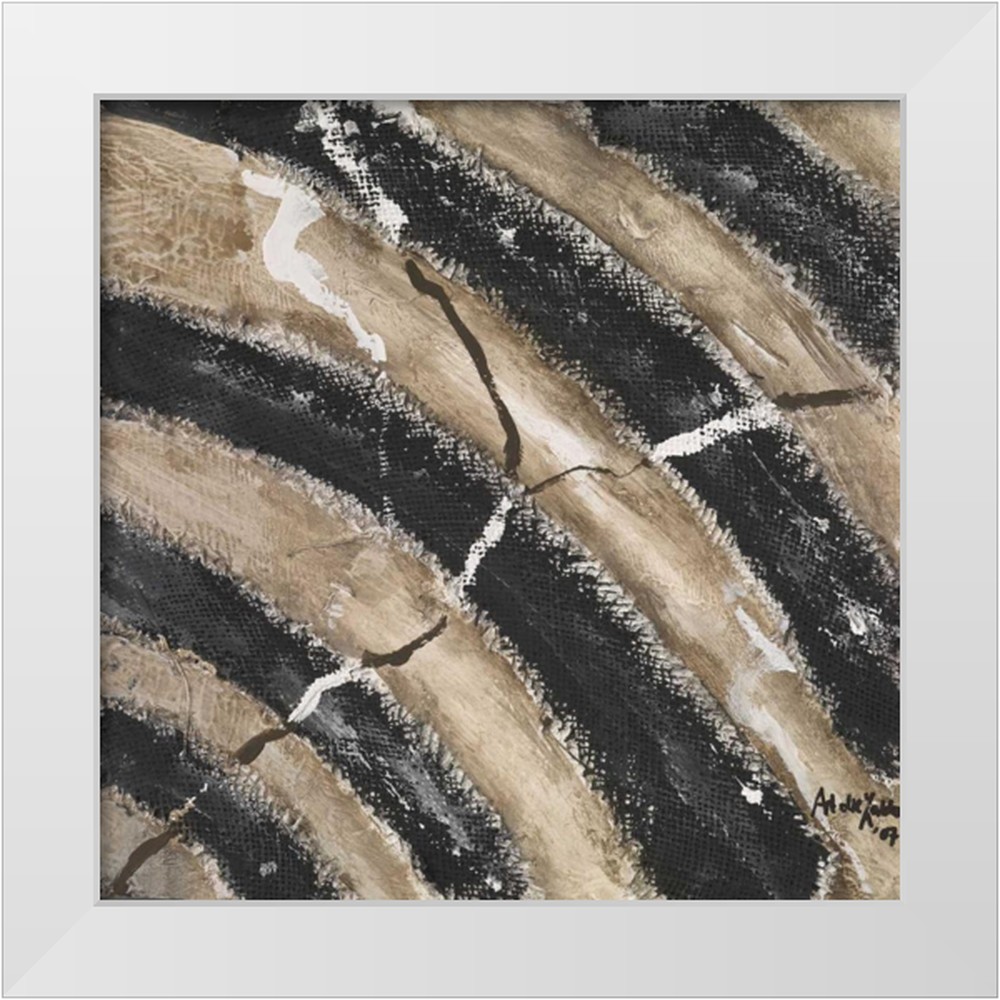 die Zakko, Art 12x12 White Modern Wood Framed Museum Art Print Titled ...