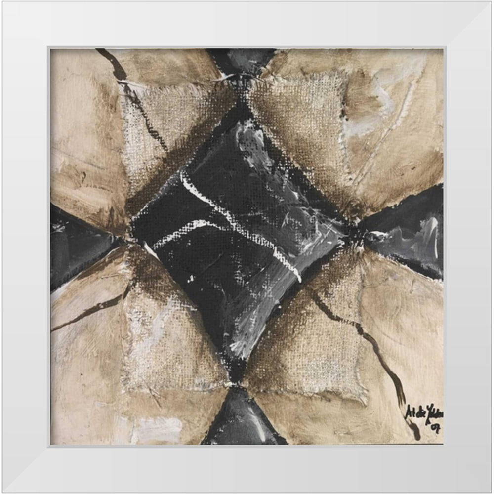 die Zakko, Art 15x15 White Modern Wood Framed Museum Art Print Titled ...