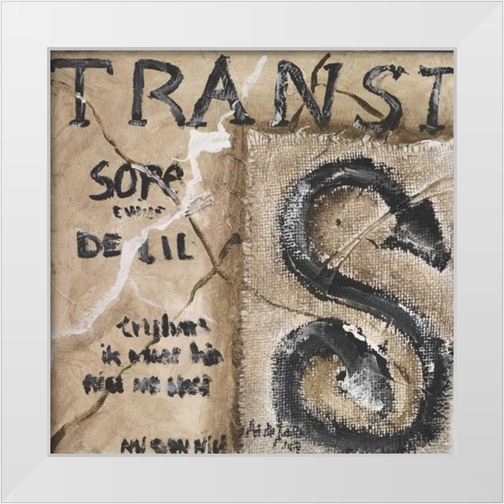 die Zakko, Art 15x15 White Modern Wood Framed Museum Art Print Titled ...