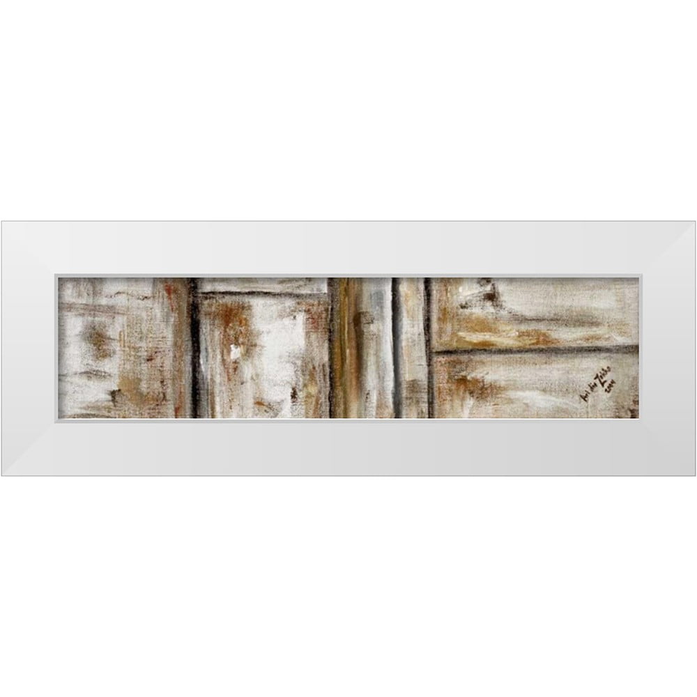 die Zakko, Art 18x7 White Modern Wood Framed Museum Art Print Titled ...