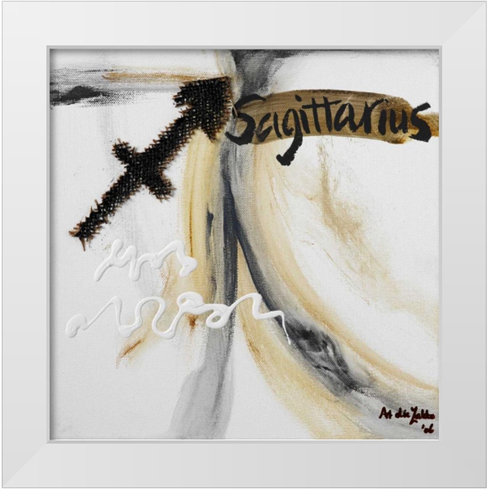 die Zakko, Art 26x26 White Modern Wood Framed Museum Art Print Titled ...