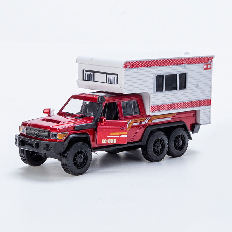 die-casting model, alloy RV model, puzzle toy, car ornament, rebound ...