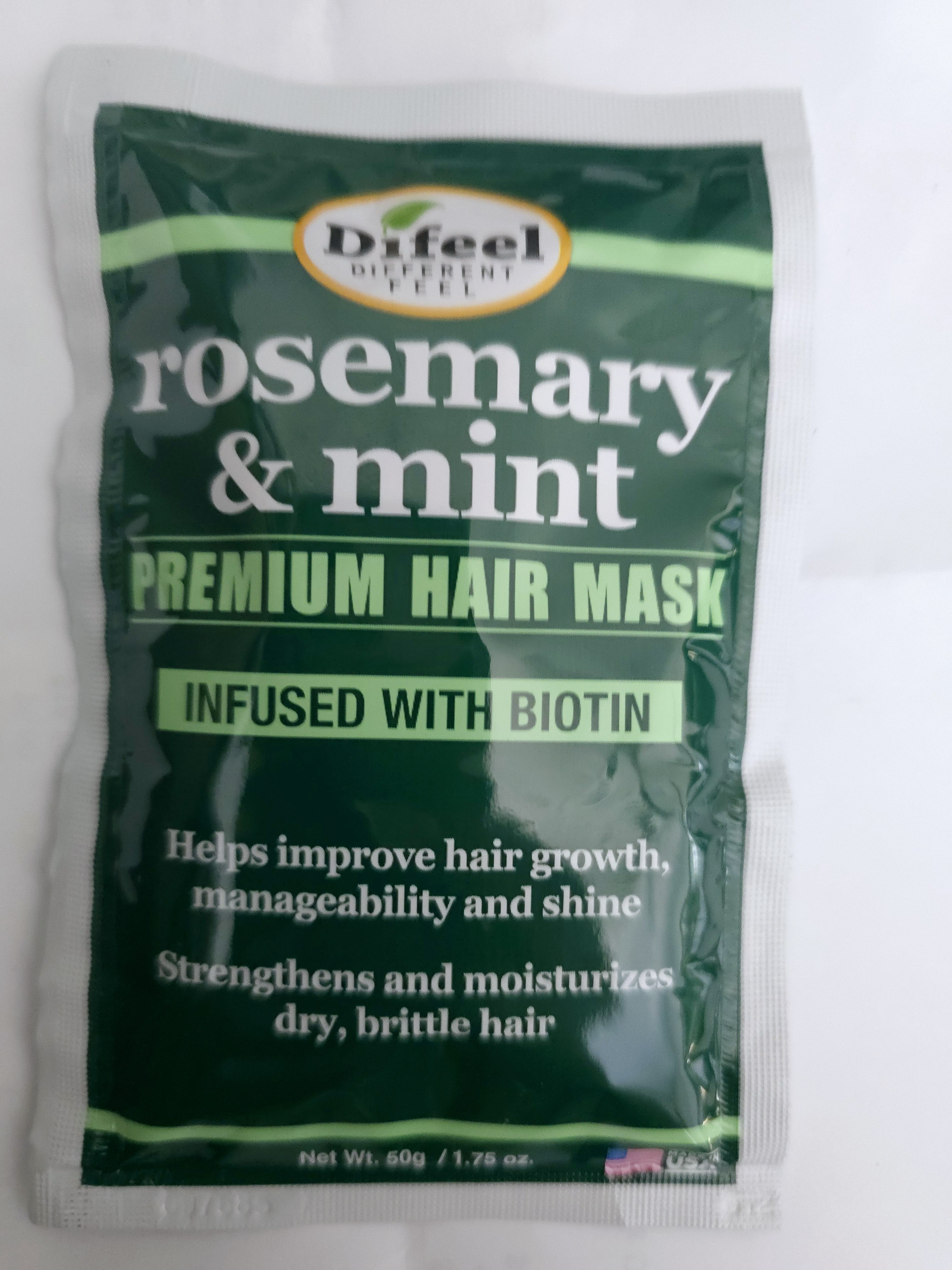 difeel rosemary mint infused with biotin hair mask 1.75 - Walmart.com