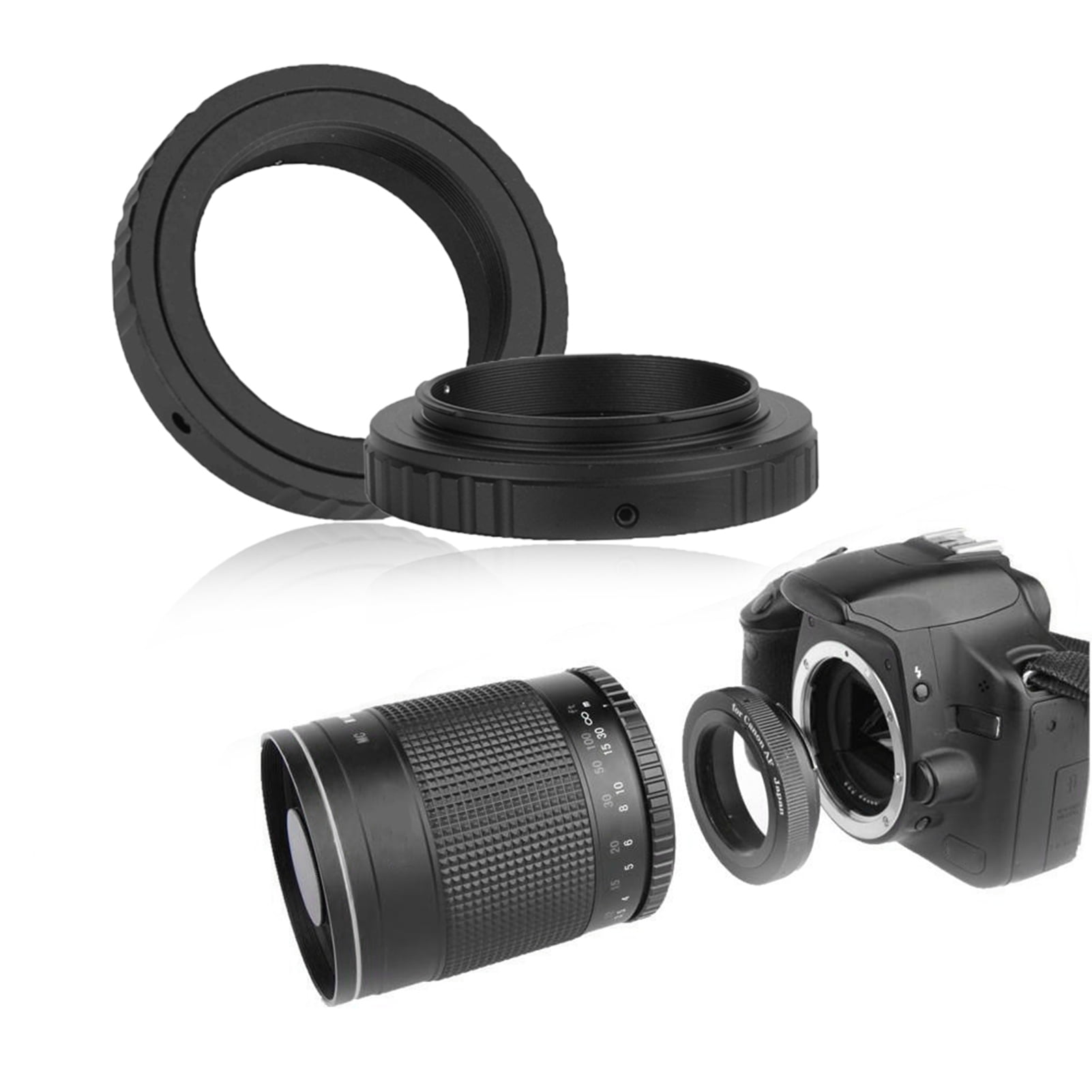 digital T2-OM Telescope Reversing Lens T2 for 4/3 Adapter Ring for ...