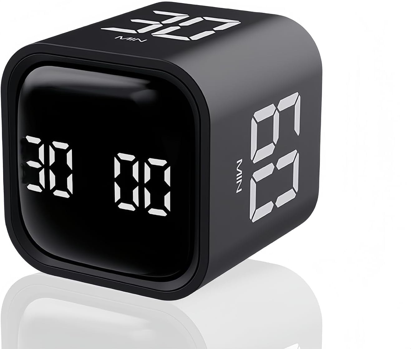 Digital Cube Pomodoro Timer Desk Rechargeable Productivity Timer 5 10 30 60min And Custom