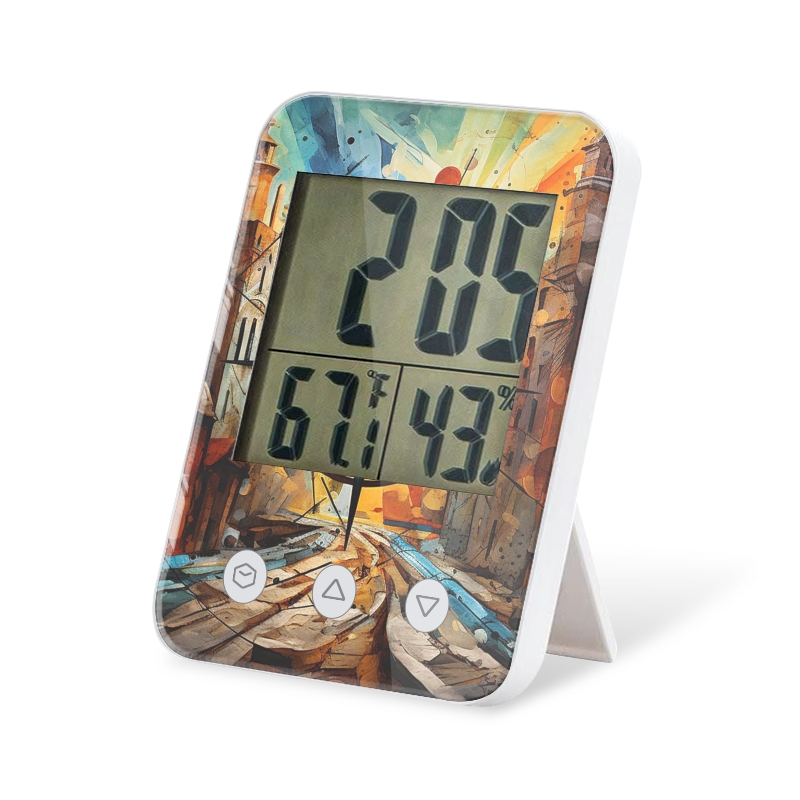 digital hygrometer indoor thermometer with High Accuracy Sensor LCD ...