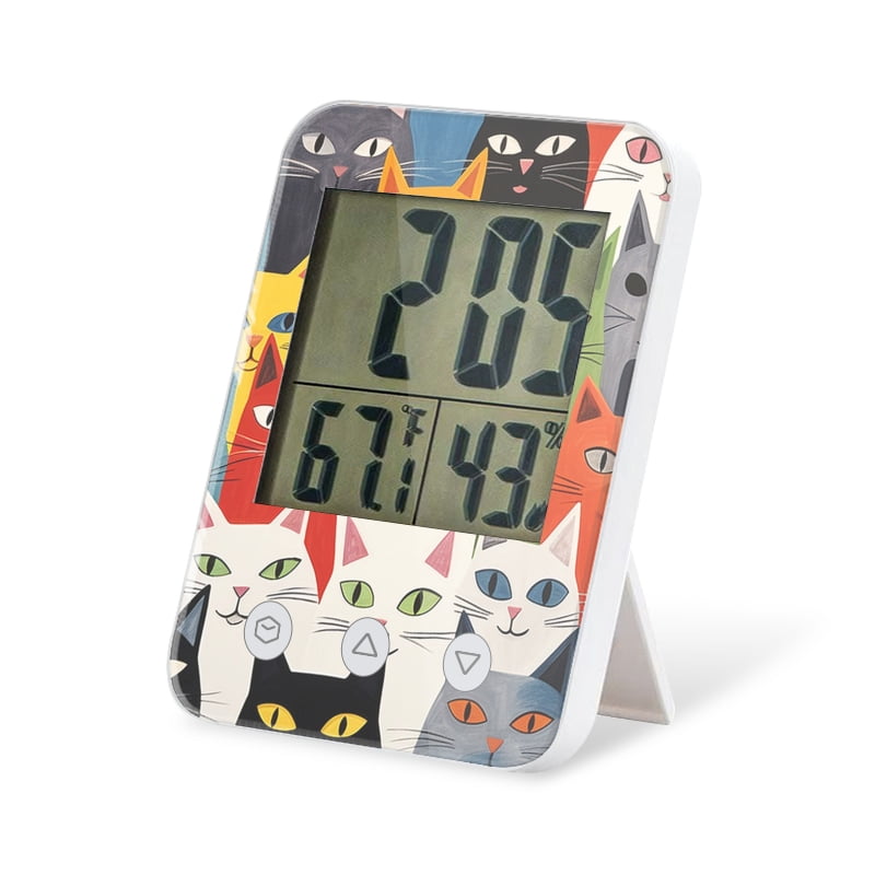 digital hygrometer indoor thermometer with High Accuracy Sensor LCD ...