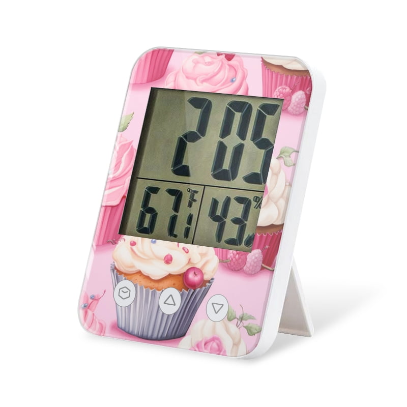 Room Thermometers Indoor Digital Humidity & Temperature Monitor - LCD ...