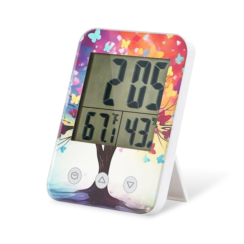 digital hygrometer indoor thermometer with High Accuracy Sensor LCD ...