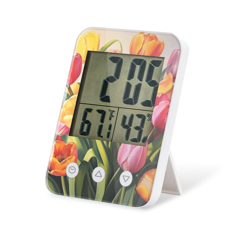 digital hygrometer indoor thermometer with High Accuracy Sensor LCD ...