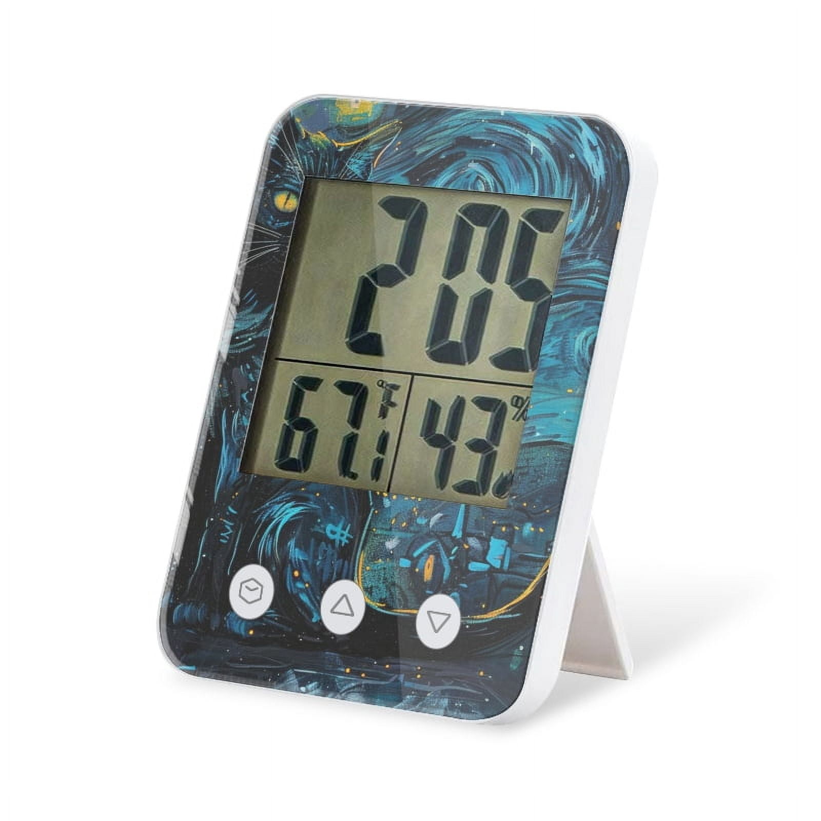 digital hygrometer indoor thermometer with High Accuracy Sensor LCD ...