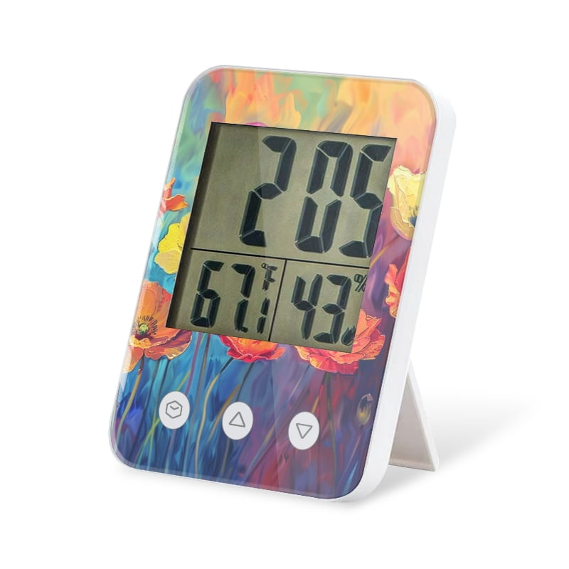digital hygrometer indoor thermometer with High Accuracy Sensor LCD ...
