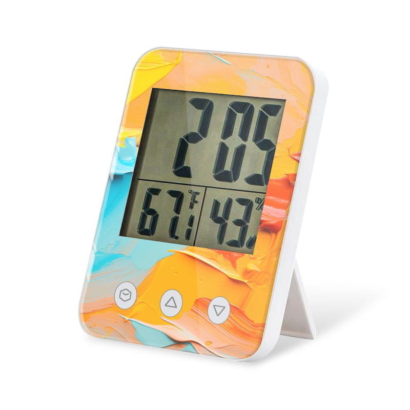 digital hygrometer indoor thermometer with High Accuracy Sensor LCD ...