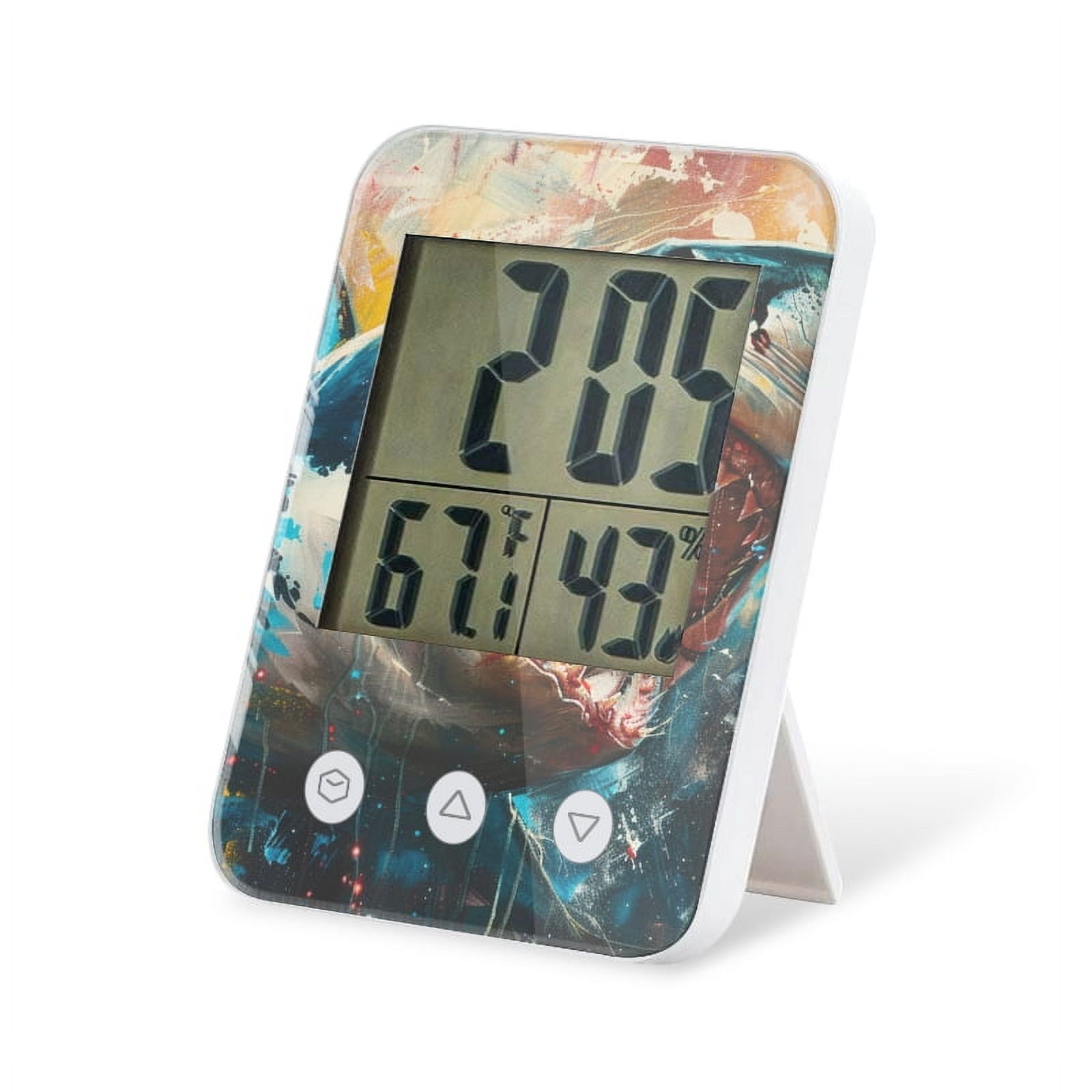 digital hygrometer indoor thermometer with High Accuracy Sensor LCD ...