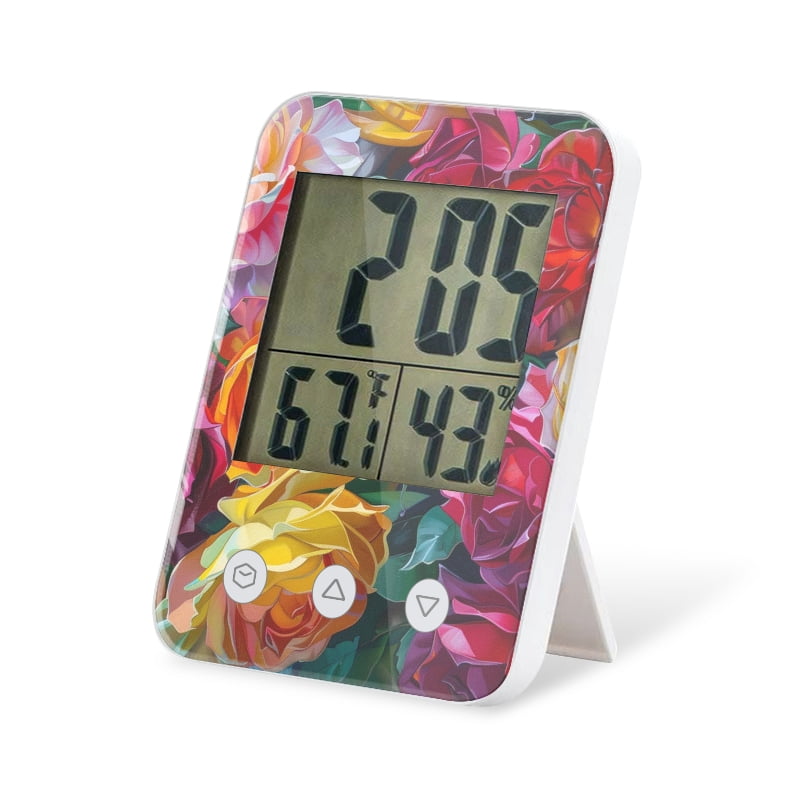 digital hygrometer indoor thermometer with High Accuracy Sensor LCD ...